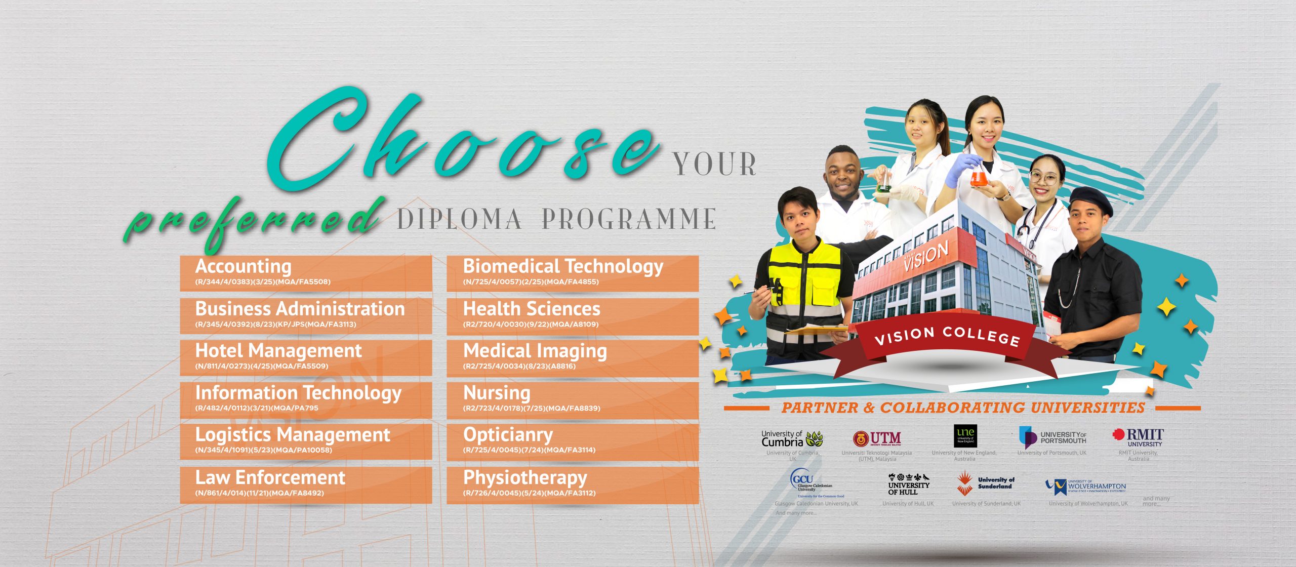 Homepage - Vision College