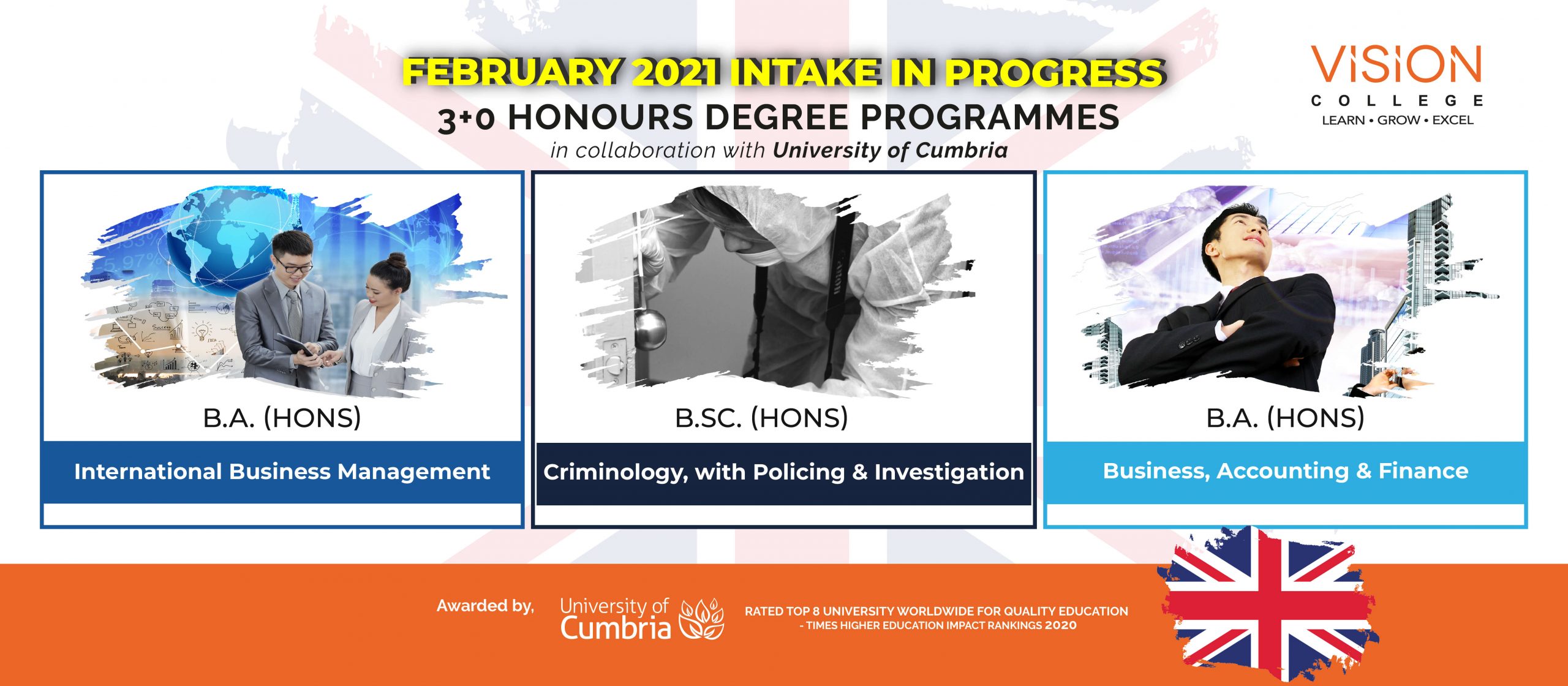 Vision College – Learn. Grow. Excel