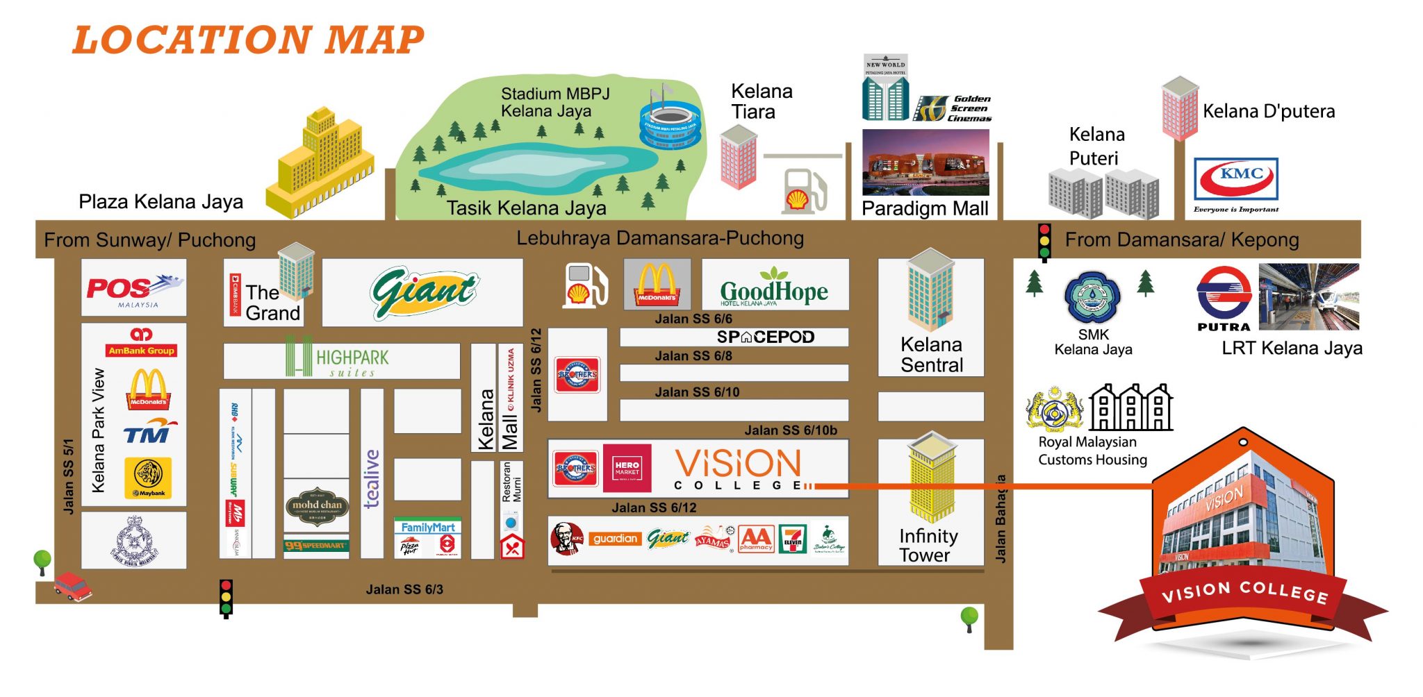 Contact Page - Vision College