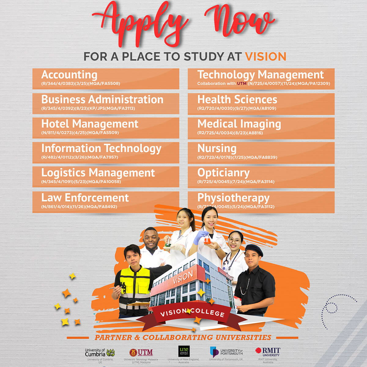 Homepage - Vision College