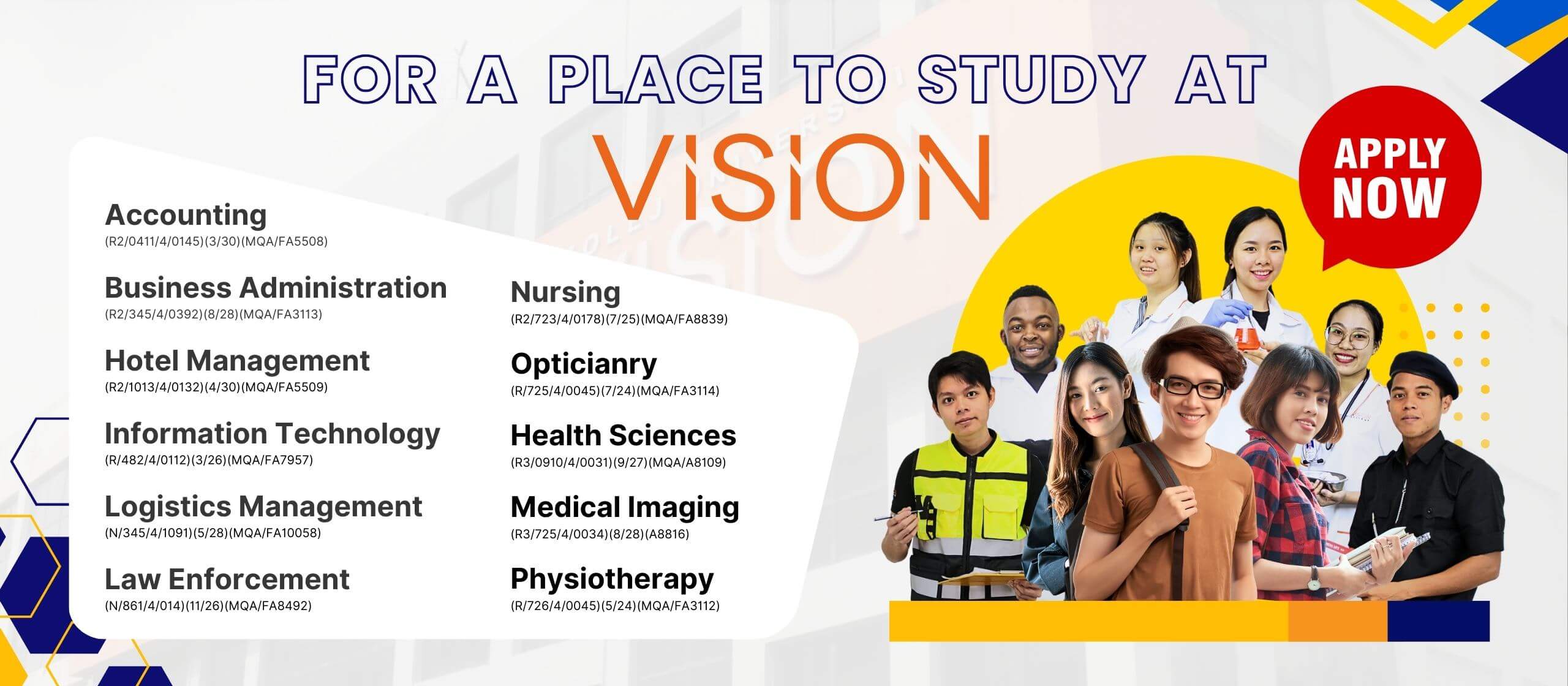 Homepage - Vision University College