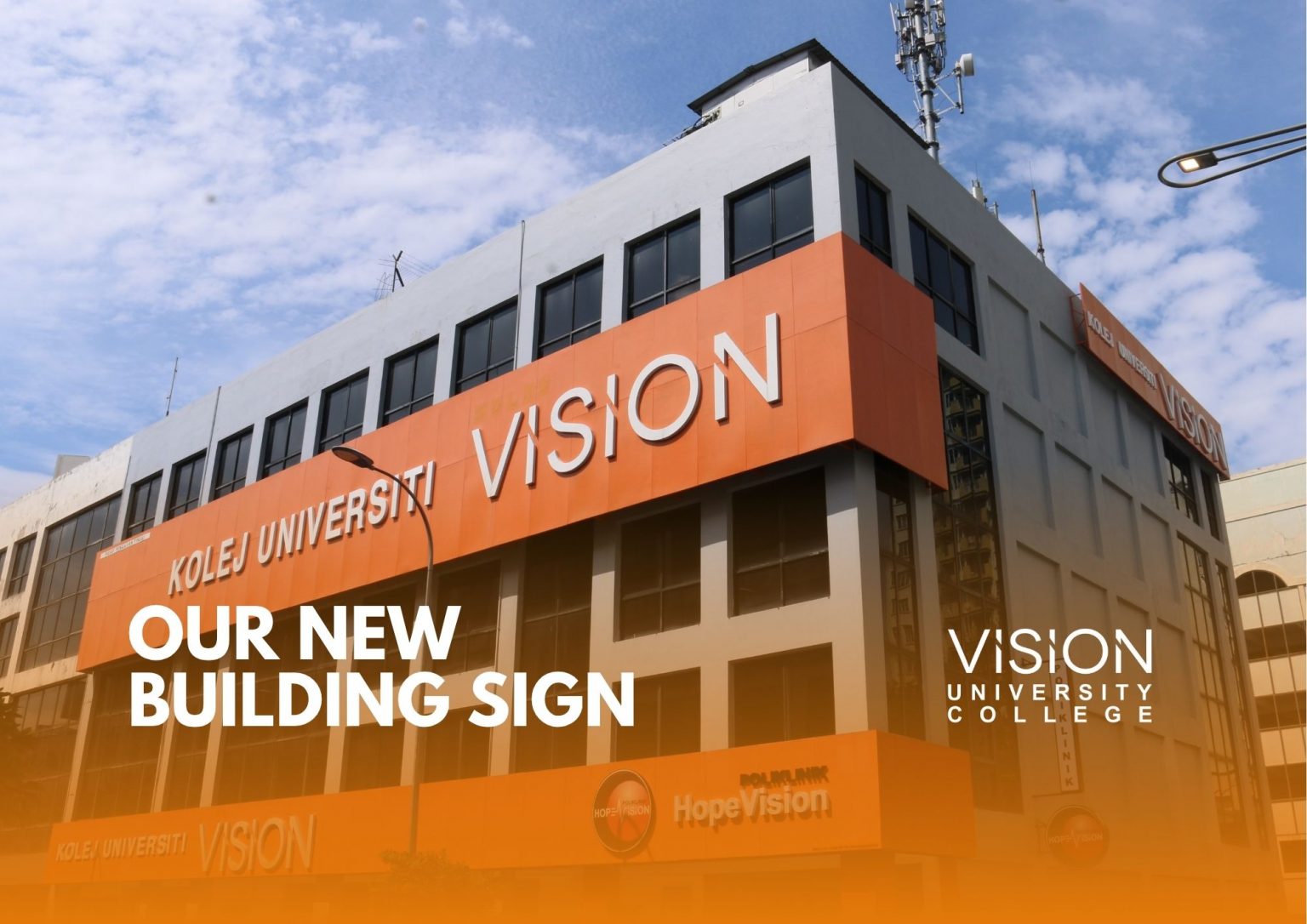 A Sign to Upgrade from College to University College - Vision ...