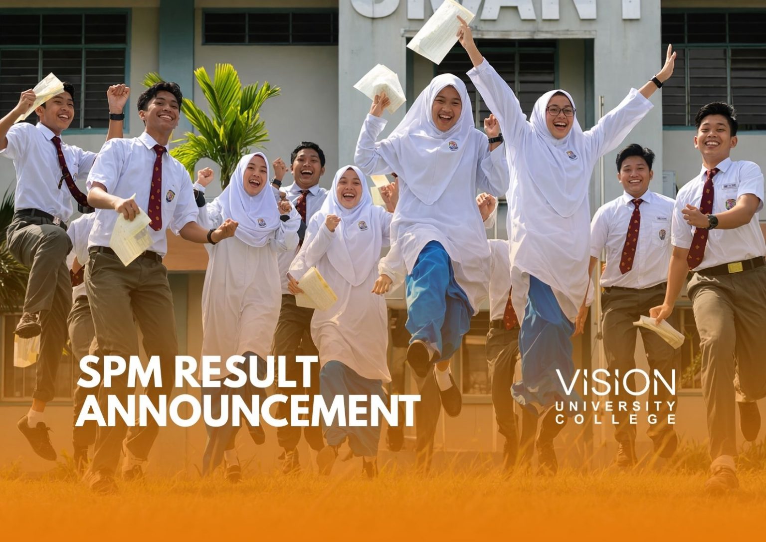 SPM result announcement - Vision University College